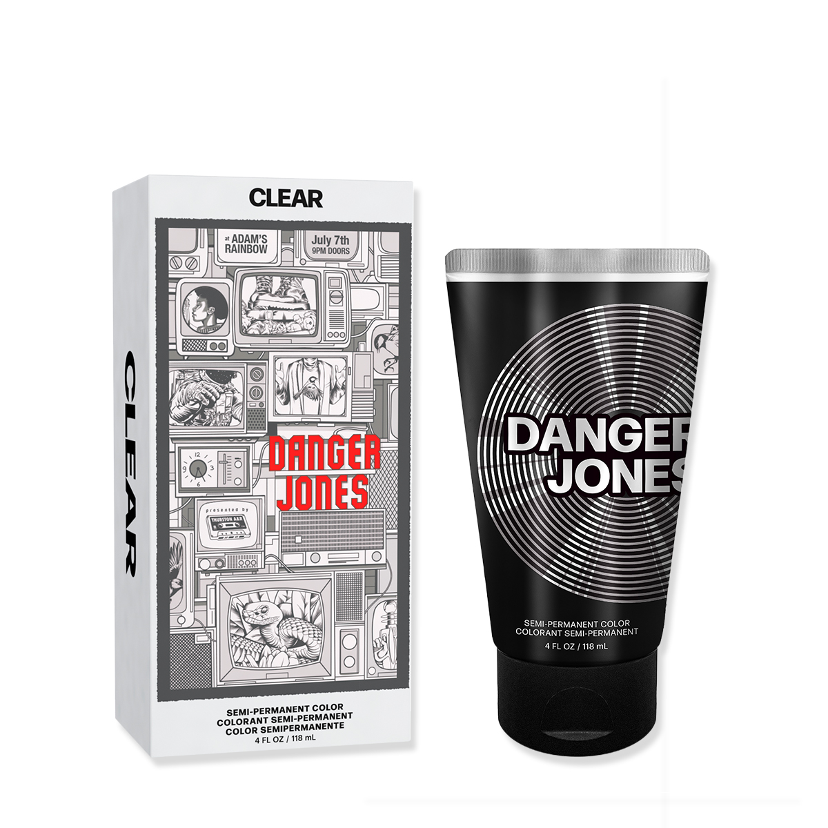 DANGER JONES Clear Semi-Permanent - Clear 118ml — Frameda