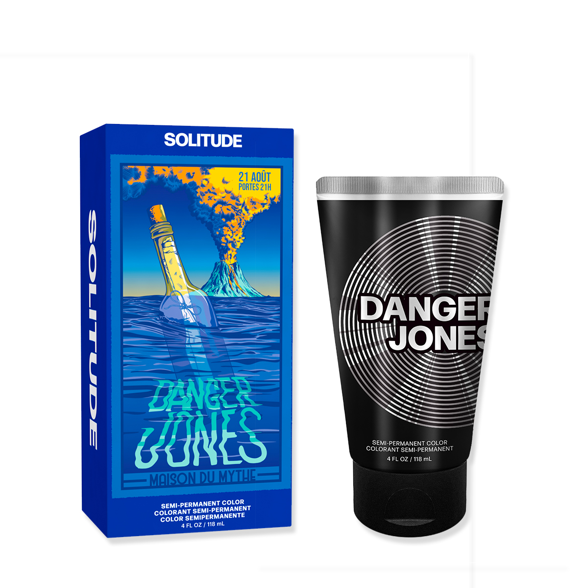 DANGER JONES Solitude Semi-Permanent - Blue/sininen 118ml — Frameda