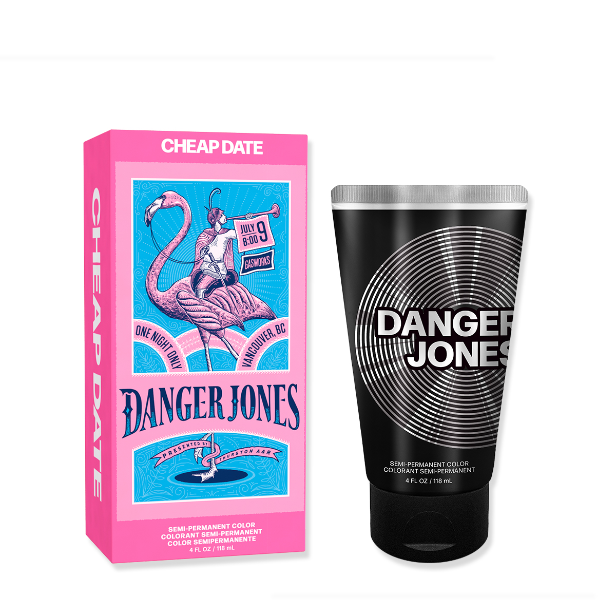 DANGER JONES Cheap Date Semi-Permanent - Light Pink/vaalea pinkki 118ml ...